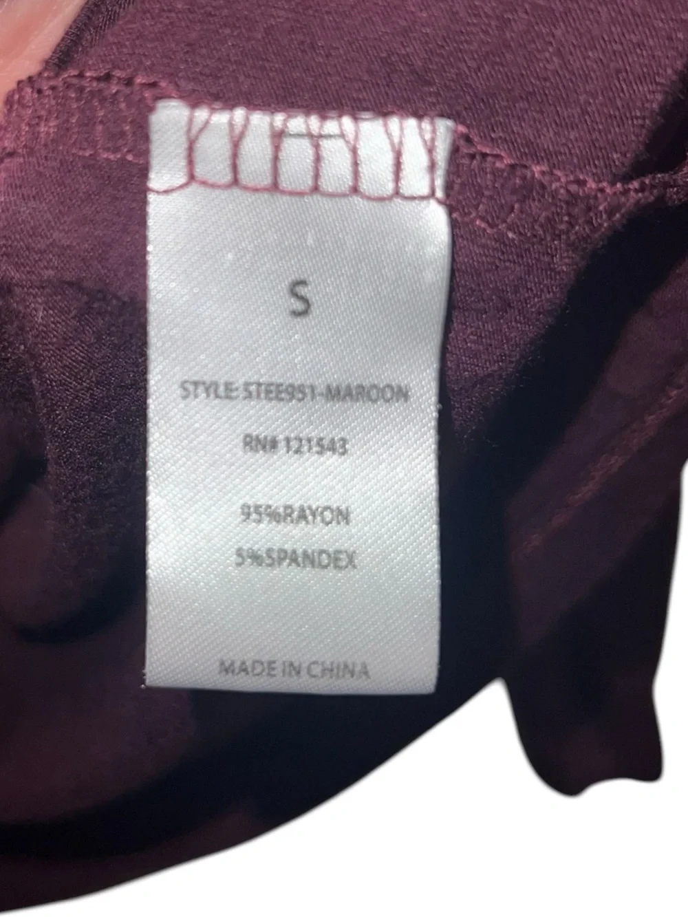 Burn Boot Camp | Tops | Burn Boot Camp Maroon Long Sleeve Athletic Top ...